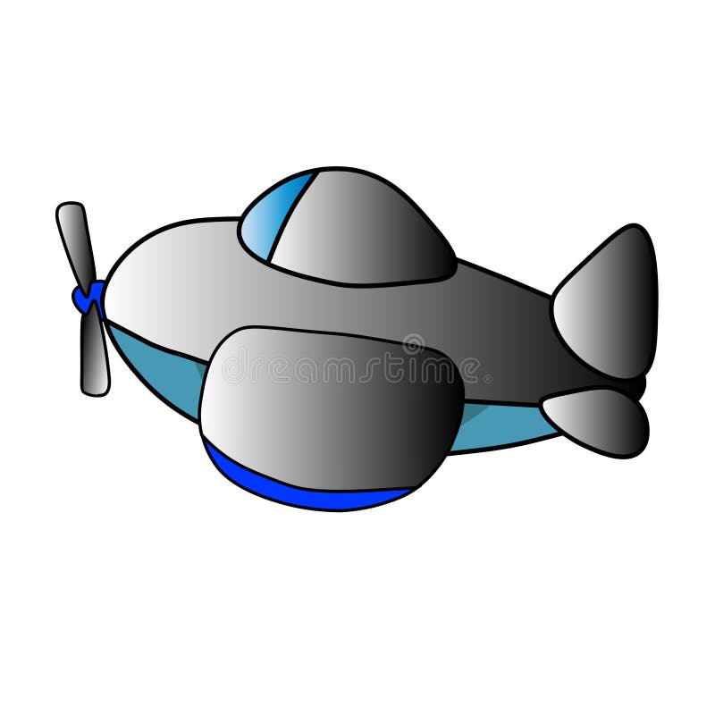 Plane on white background stock vector. Illustration of wing - 84241521