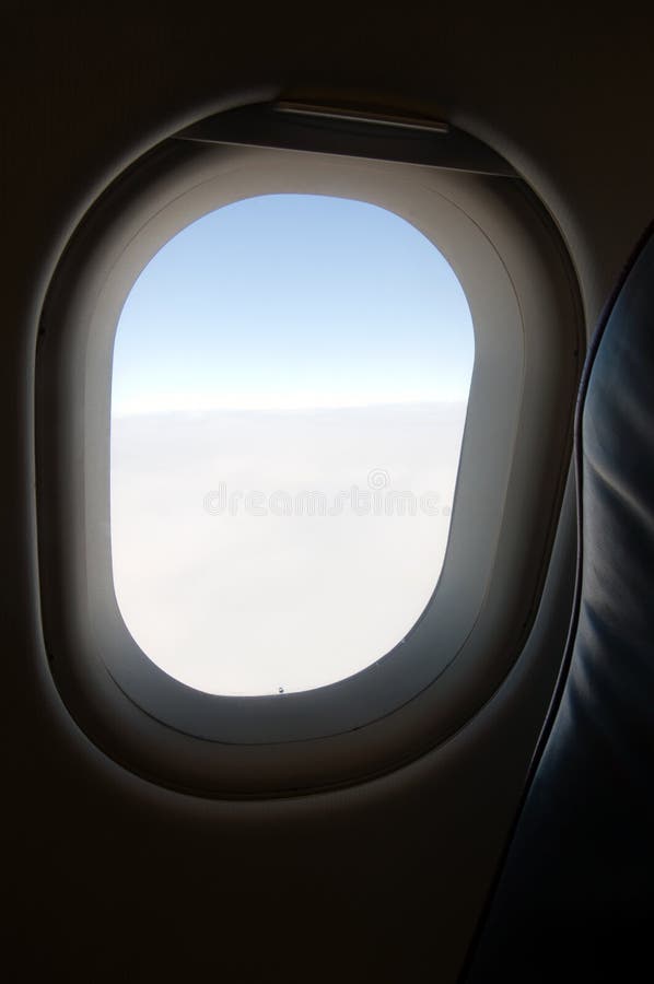 Plane window stock image. Image of hole, airplane, journey - 23932467