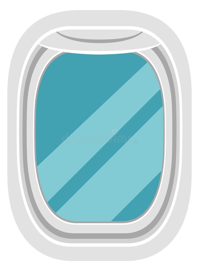 Plane Window Icon. Airplane Porthole Inside View Stock Vector ...