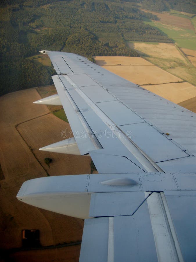 Plane wing stock image. Image of aircraft, plane, vessel - 1302417