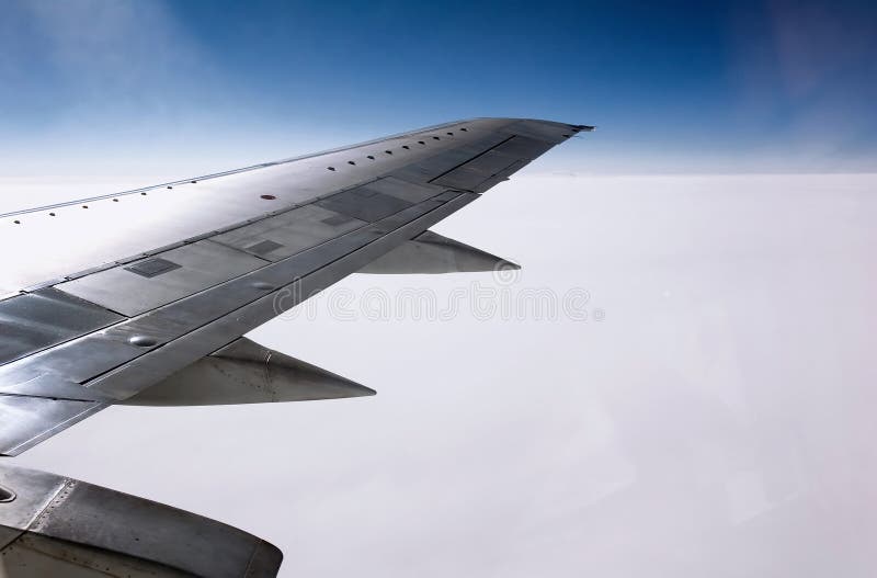 Plane Wing stock image. Image of destination, airliner - 18562671