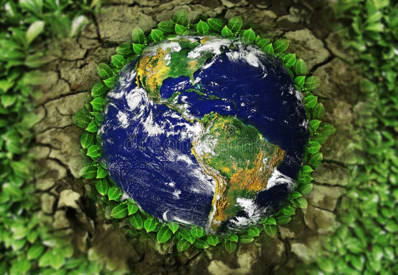 Groene planeet stock foto. Image of kaart, planeet, opwarming - 15625832