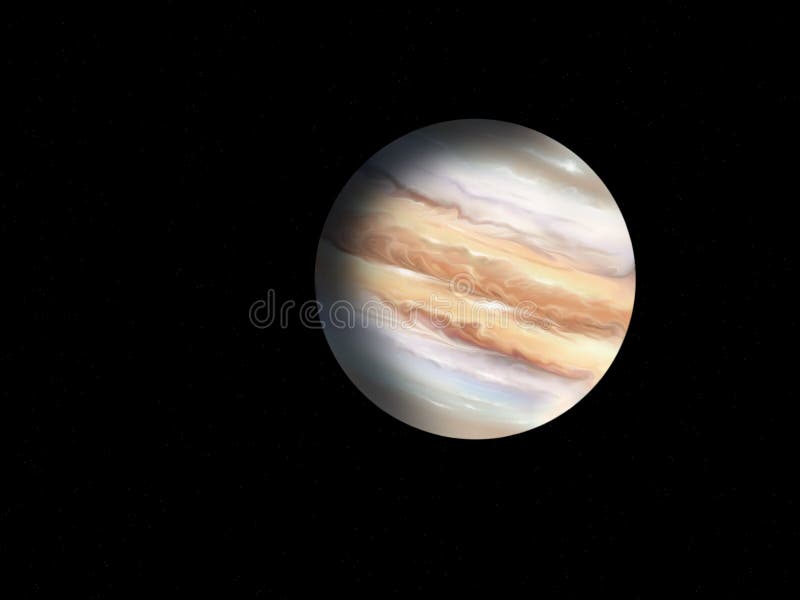 Planeet Jupiter stock illustratie. Illustration of resolutie - 6094204