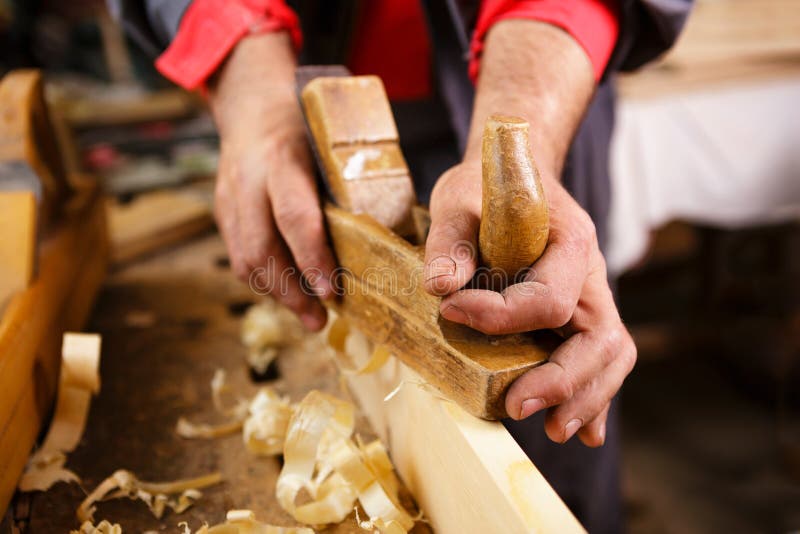 Planer in Work Shop of Carpenter Stock Photo - Image of workshop ...
