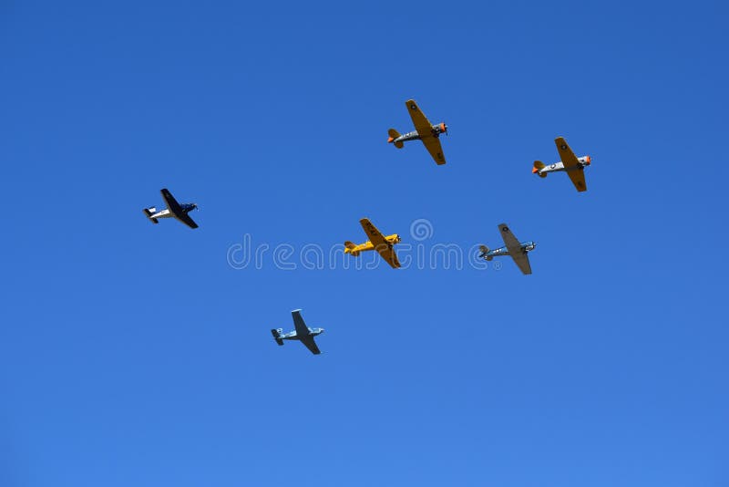 Planes Flying in Formation Florida Airshow Editorial Stock Image ...