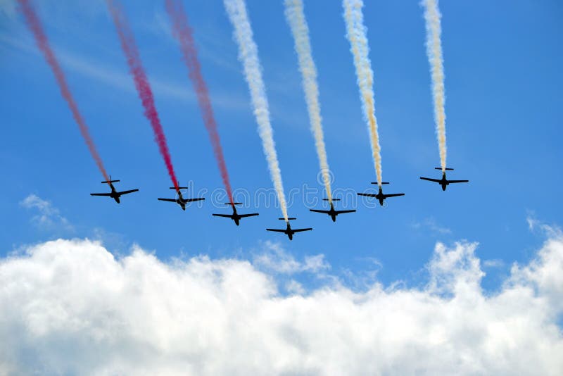 Planes - formation stock image. Image of military, mission - 52808363