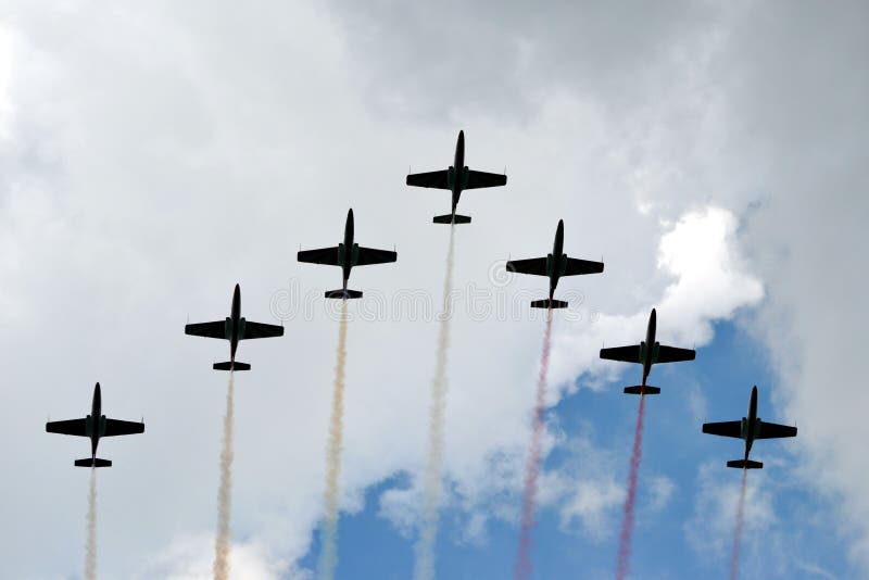 Planes - formation stock image. Image of aircraft, combat - 52808387