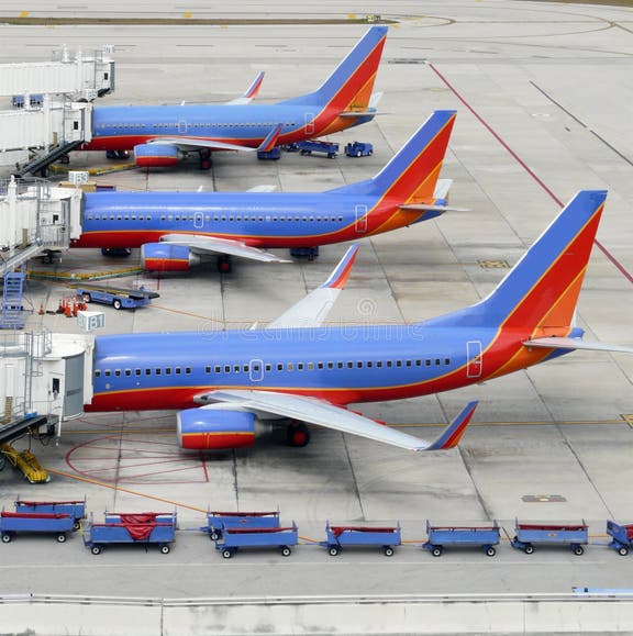 Planes at gate stock photo. Image of commercial, busy - 13507538