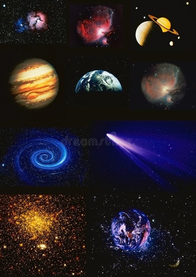 The Official Eight Planets of Our Solar System Stock Photo - Image of ...