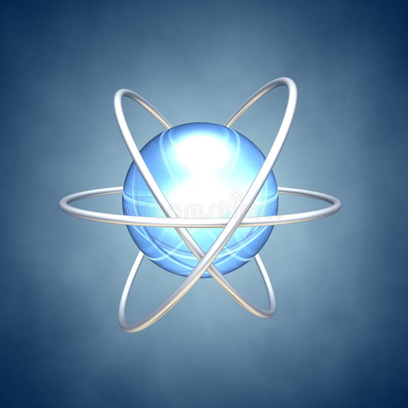 Planet/atom stock illustration. Illustration of continental - 1230667