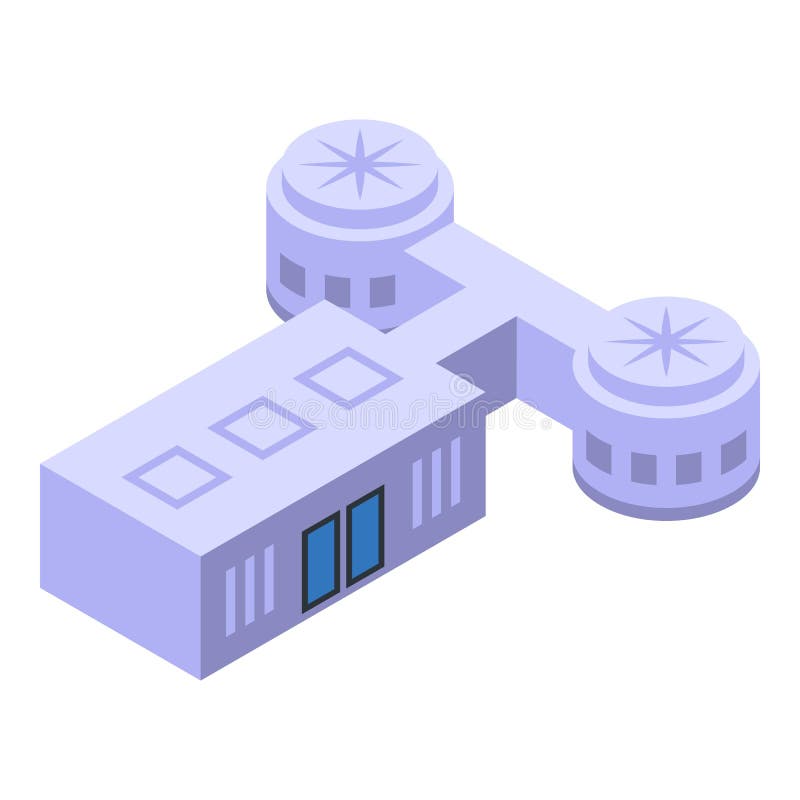 Planet Base Icon Isometric Vector. Space Colonization Stock Vector ...