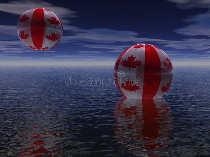 Planet Canada stock illustration. Illustration of generated - 3418998