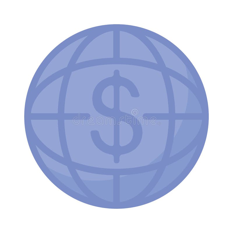 Planet dollar money stock vector. Illustration of globe - 229014426