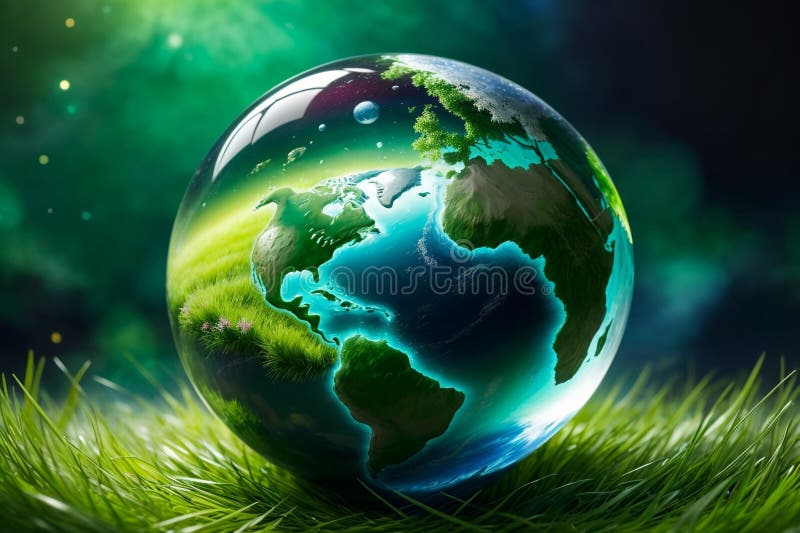 Planet Earth on Abstract Blue Background Stock Image - Image of galaxy ...