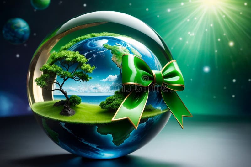 Planet Earth on Abstract Blue Background Stock Photo - Image of ...