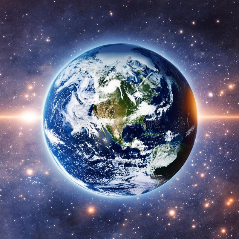 Planet earth stock illustration. Illustration of interstellar - 324443909