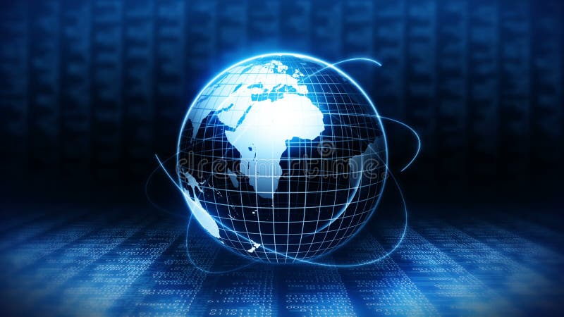 Animation of Number Chart Over Rotating Globe Against White Background Stock Video - Video of ...