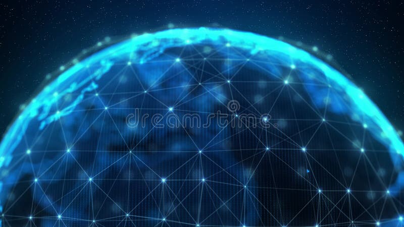Binary code and globe stock illustration. Illustration of digital - 6002489