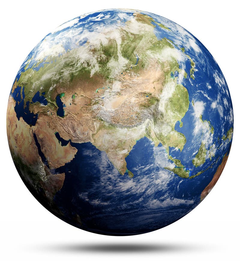 Earth clouds weather stock illustration. Illustration of background ...