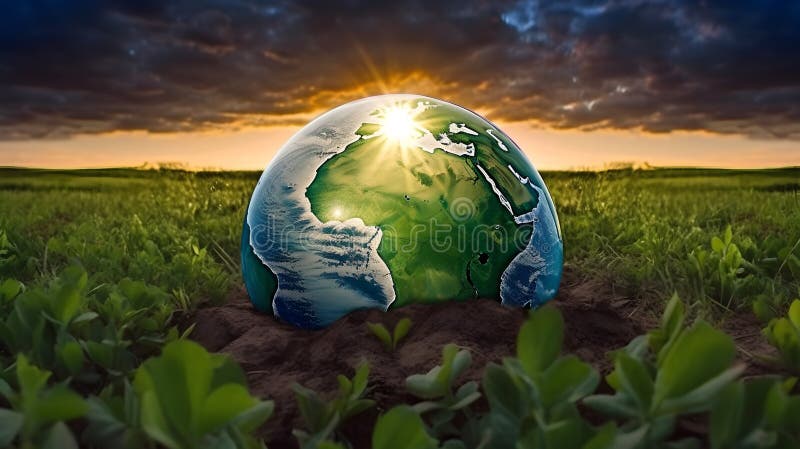 Planet Earth. Concept of Earth Day, Environmental Day or World Nature ...