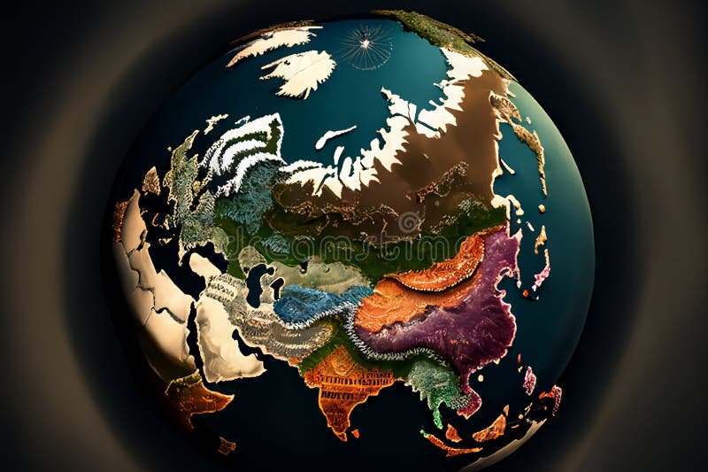 Planet Earth, a Creative Image of the Planet Earth Stock Illustration ...