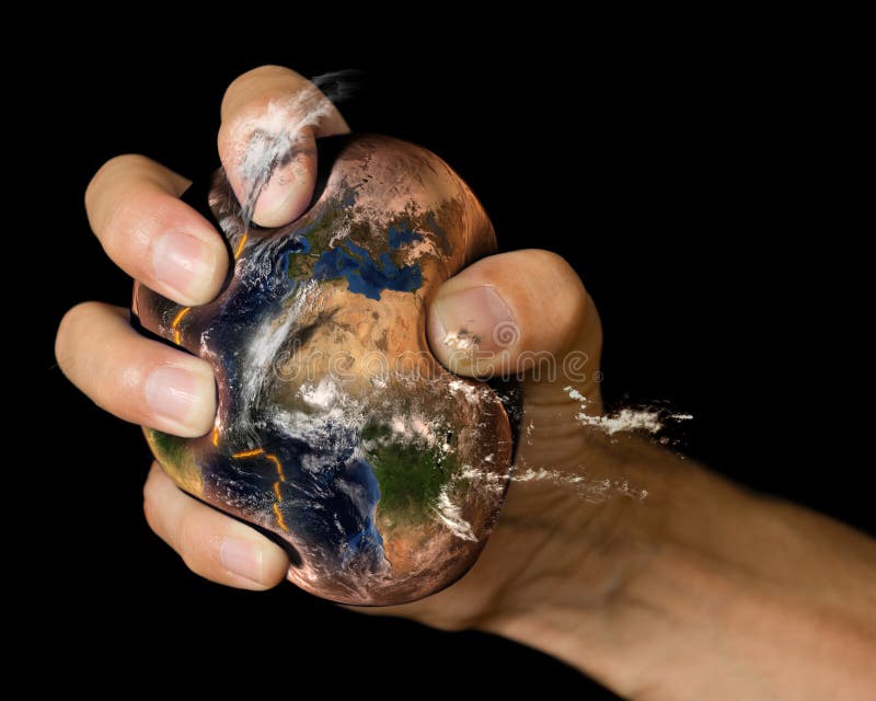 Earth Fist stock photo. Image of anger, gesture, europe - 183323292