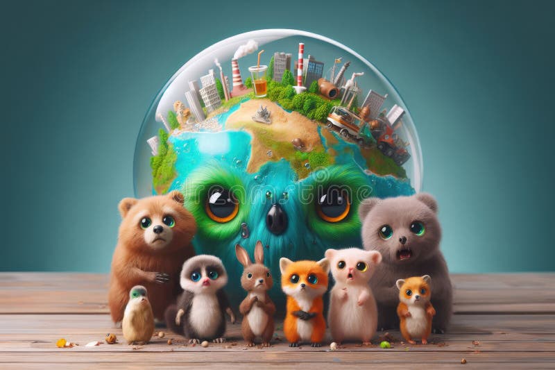 Planet Earth is Crying from Bad Ecology. the Concept of Ecology and ...