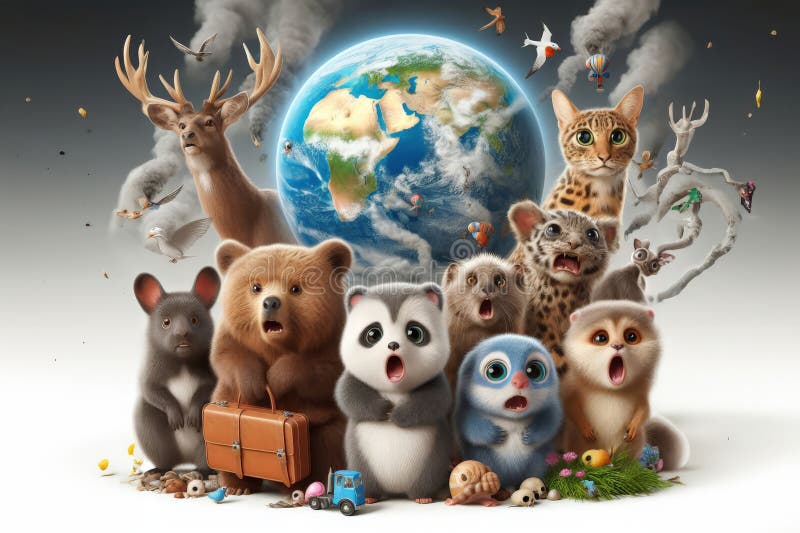 Planet Earth is Crying from Bad Ecology. the Concept of Ecology and ...