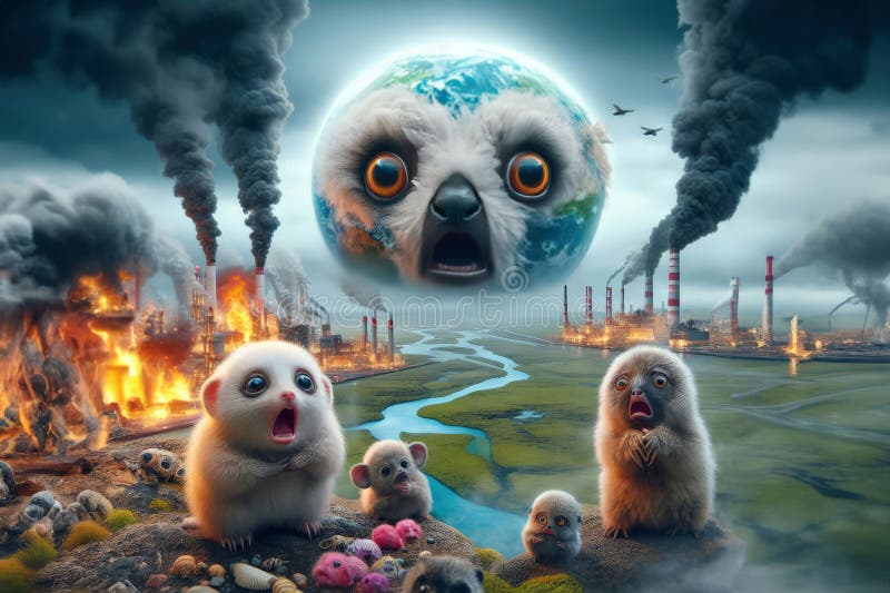 Planet Earth is Crying from Bad Ecology. the Concept of Ecology and ...