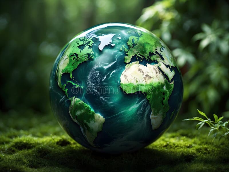 Planet Earth, Earth Day, Volumetric Model, Travel and Continents Stock ...