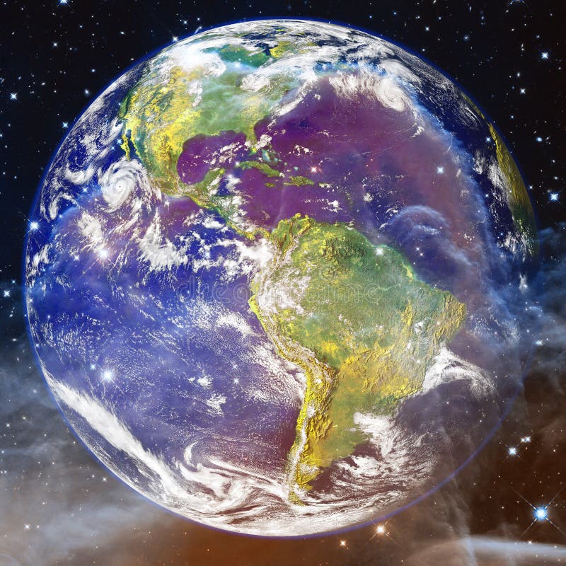 Planet Earth in Deep Space. Elements of this Image Furnished by NASA ...