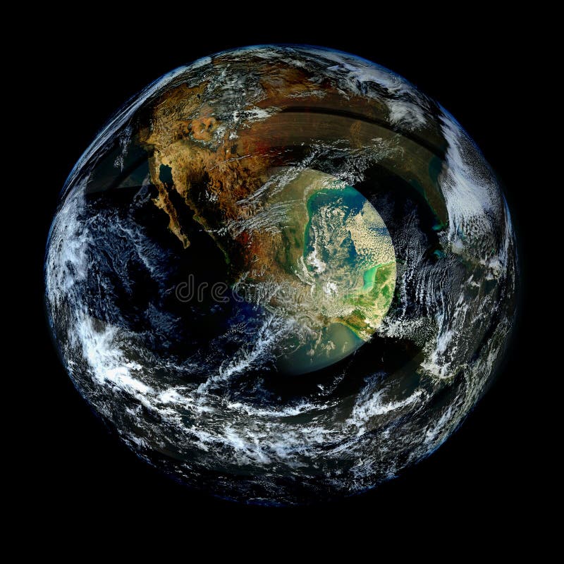 Planet Earth in Deep Space. Elements of this Image Furnished by NASA ...