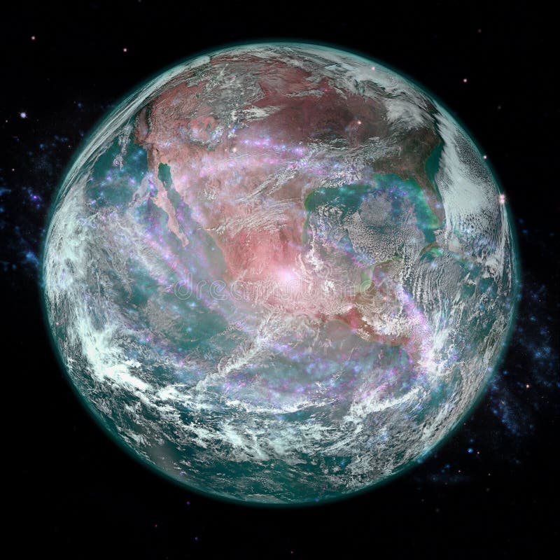 Planet Earth In Deep Space. Elements Of This Image Furnished By NASA ... Planet Earth In Deep Space. Elements Of This Image Furnished By NASA ...