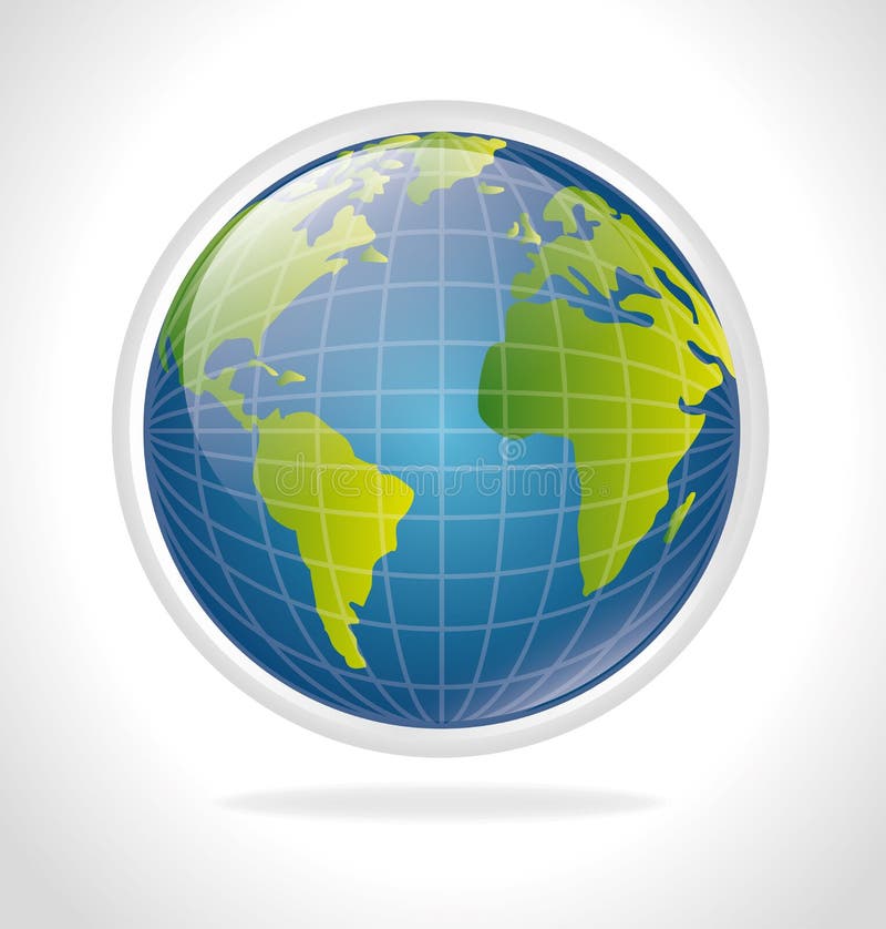 Planet earth design. stock illustration. Illustration of graphic - 58822819