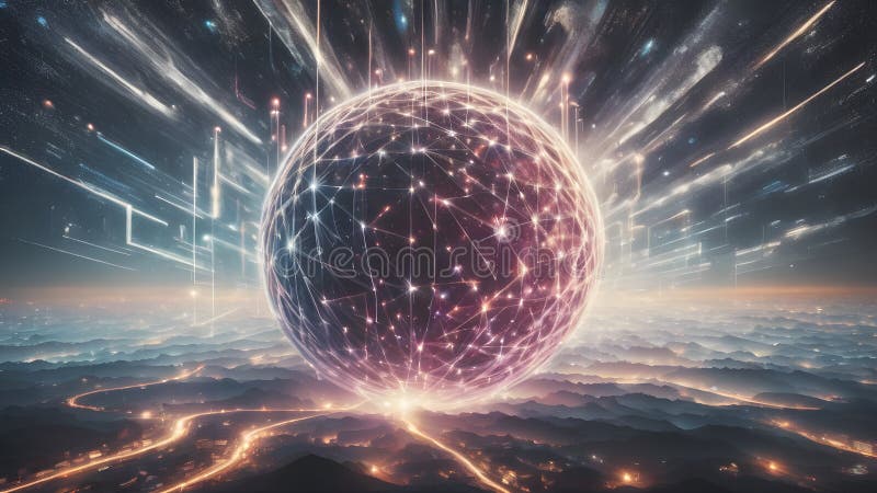 Planet Earth in the Digital Cosmos: a Glowing Sphere of Global ...