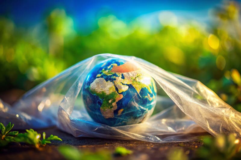 Planet Earth Encased in Plastic a TiltShift Perspective on ...