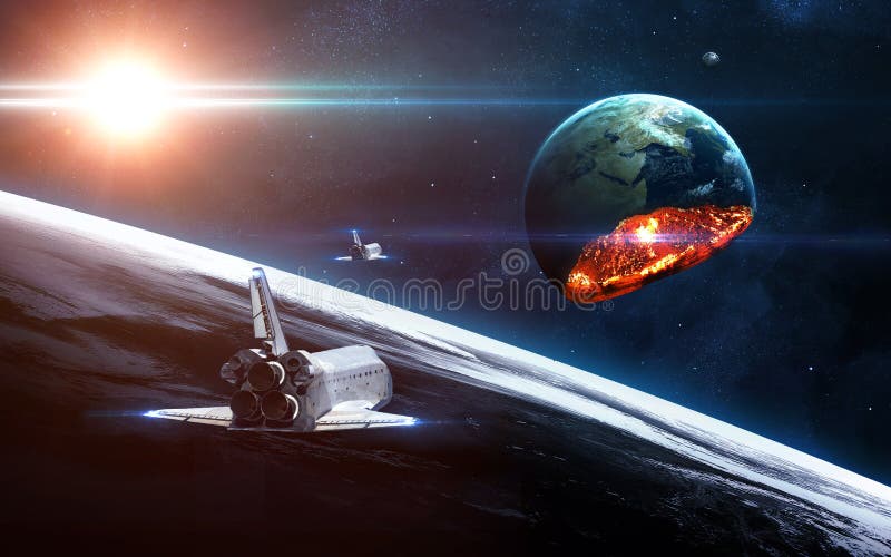 Earth exploding stock illustration. Illustration of eruption - 88583681