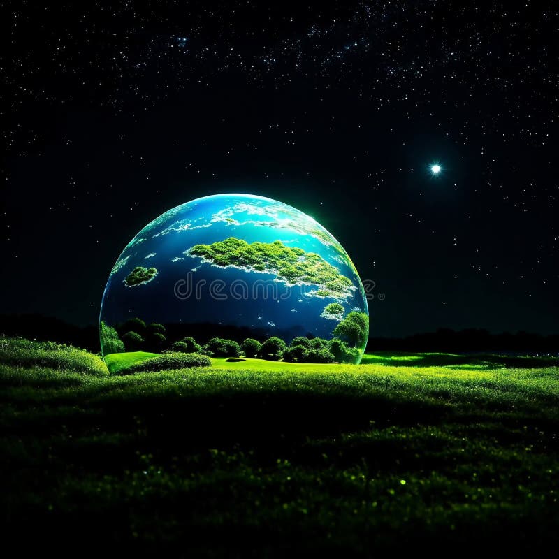 Planet Earth is Extraordinary in Its Beauty Against the Backdrop of the ...