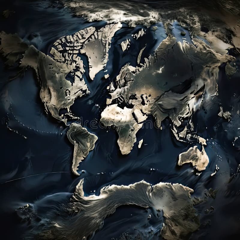 Planet Earth Fantasy Bright Illustration Stock Photo - Image of light ...