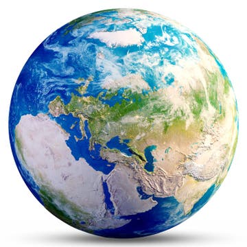 Planet Earth globe stock photo. Image of blue, concept - 96380174