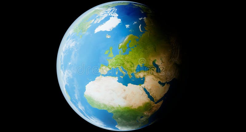 Planet Earth Globe, Global with Focus on Europe, Atmosphere and Clouds ... Planet Earth Globe, Global with Focus on Europe, Atmosphere and Clouds ...