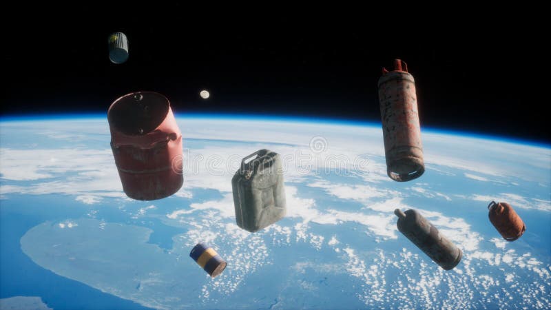 Planet Earth Globe View from Space Showing Realistic Earth Stock Video ...