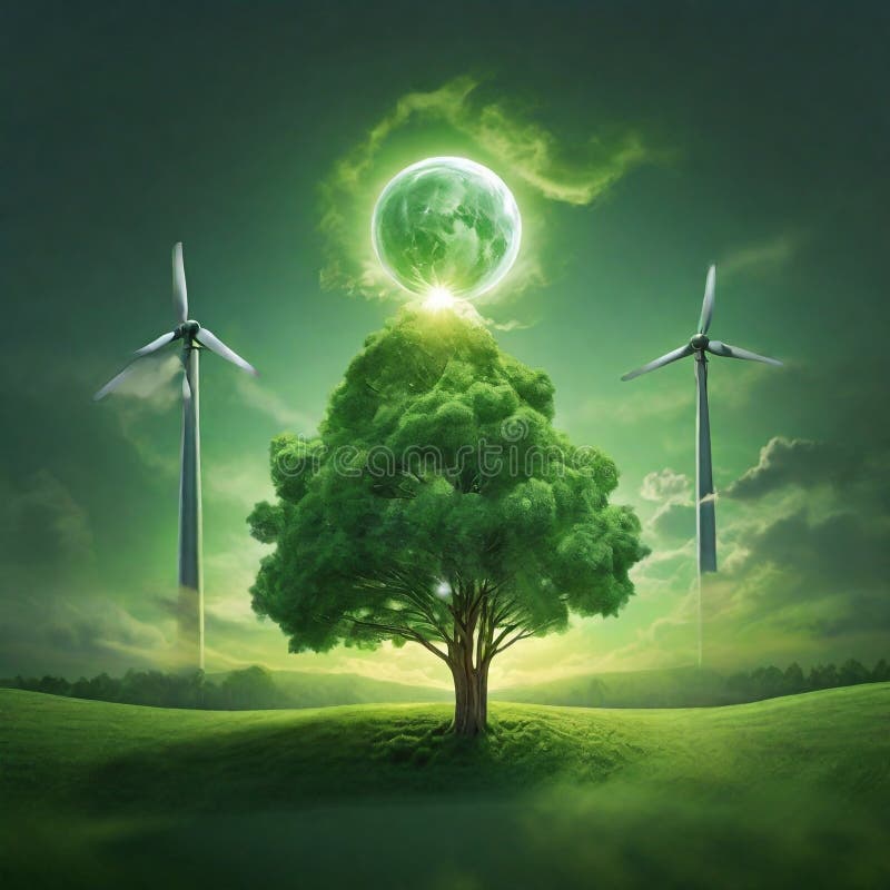 Planet Earth, Green Planet, Protecting the Planet from Pollution Stock ...