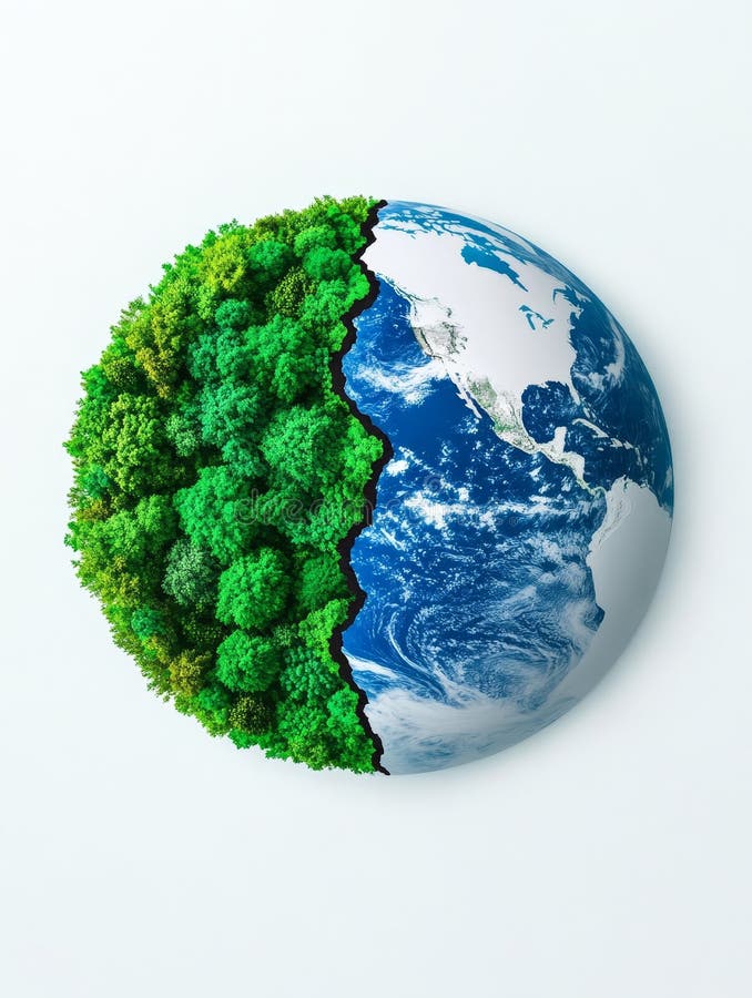 Planet Earth a Greener Future Half of the Earth is Covered in Lush ...