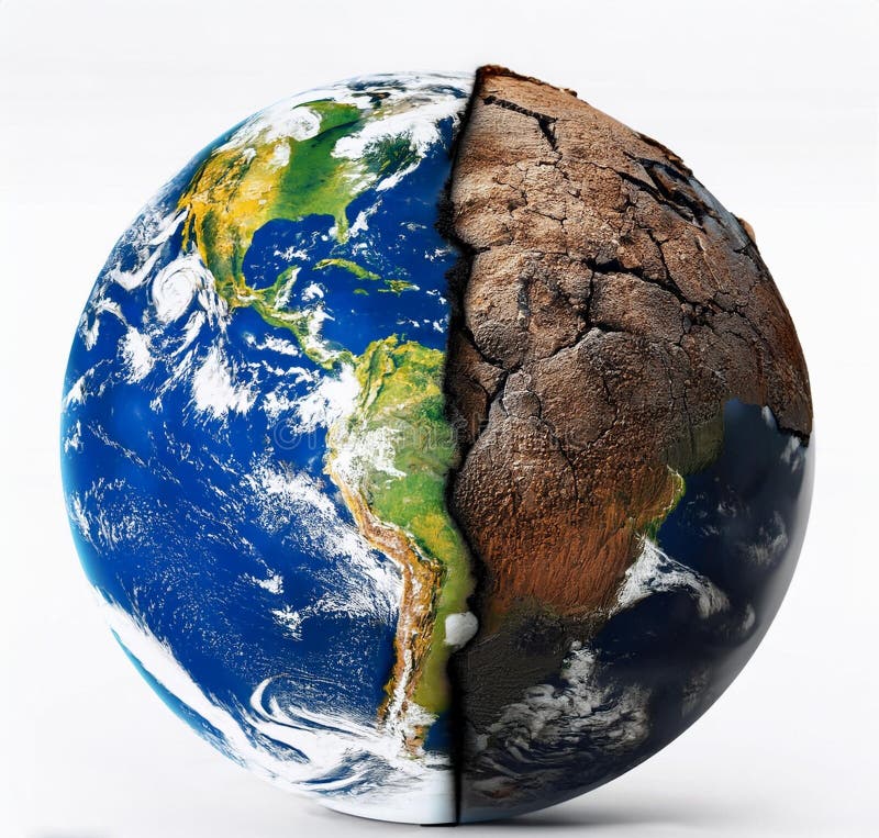 Planet Earth, Half of the Planet Burned after Climate Catastrophe ...