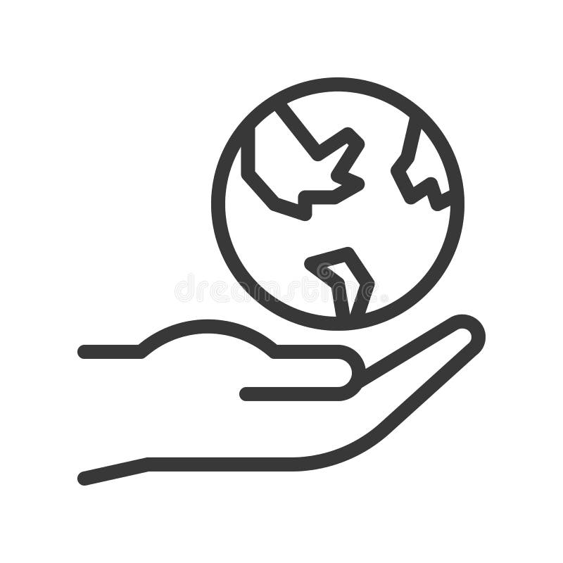 Planet Earth in Hand, Save the World Concept for Earth Day Stock Vector ...