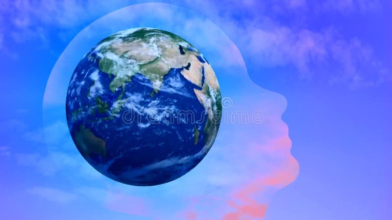 Earth Mind stock video. Video of intelligence, ecology - 183084529
