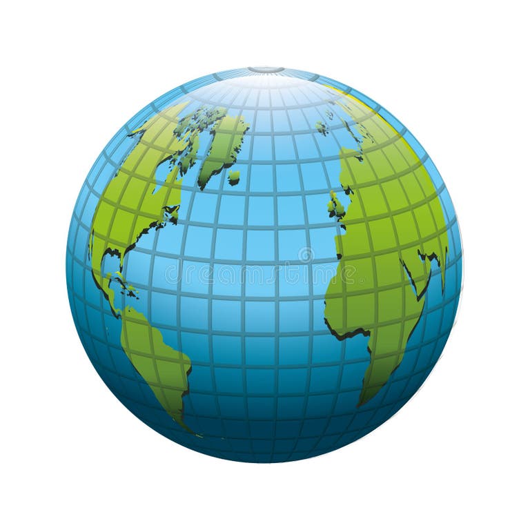 Planet earth icon image stock vector. Illustration of stratosphere ...