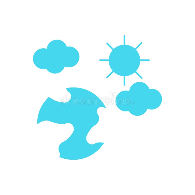 Planet Earth Icon Vector Sign and Symbol Isolated on White Background ...