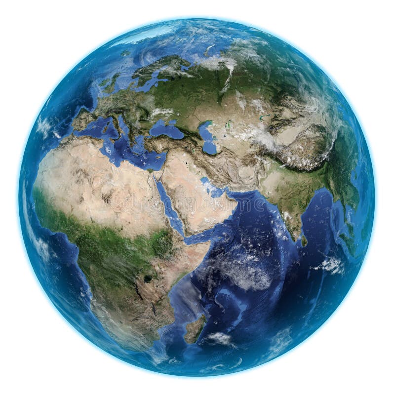 Planet Earth on White Background Stock Illustration - Illustration of ... Planet Earth on White Background Stock Illustration - Illustration of ...